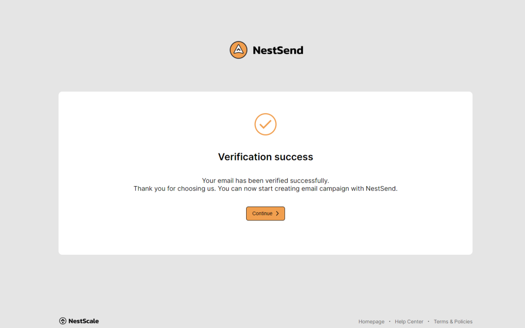 How to Verify Email Sender in NestSend - NestSend Help Center