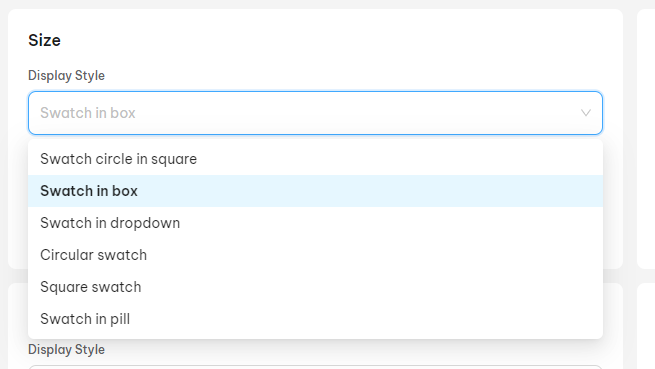Variants Options Style - NS Product Variants & Options Help Center
